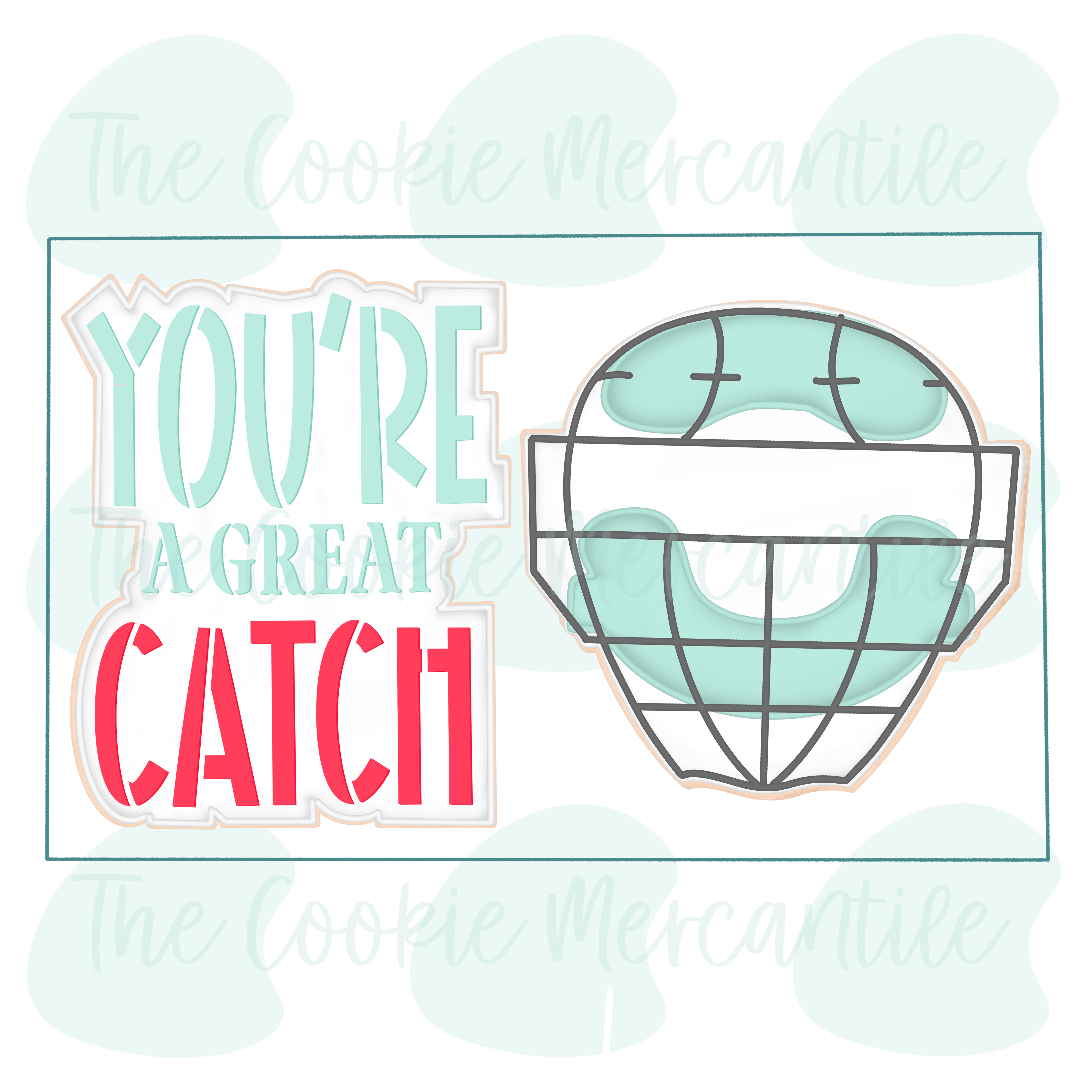 YOU'RE A Great CATCH [catcher's mask] 2026- Cookie Cutter – The Cookie ...