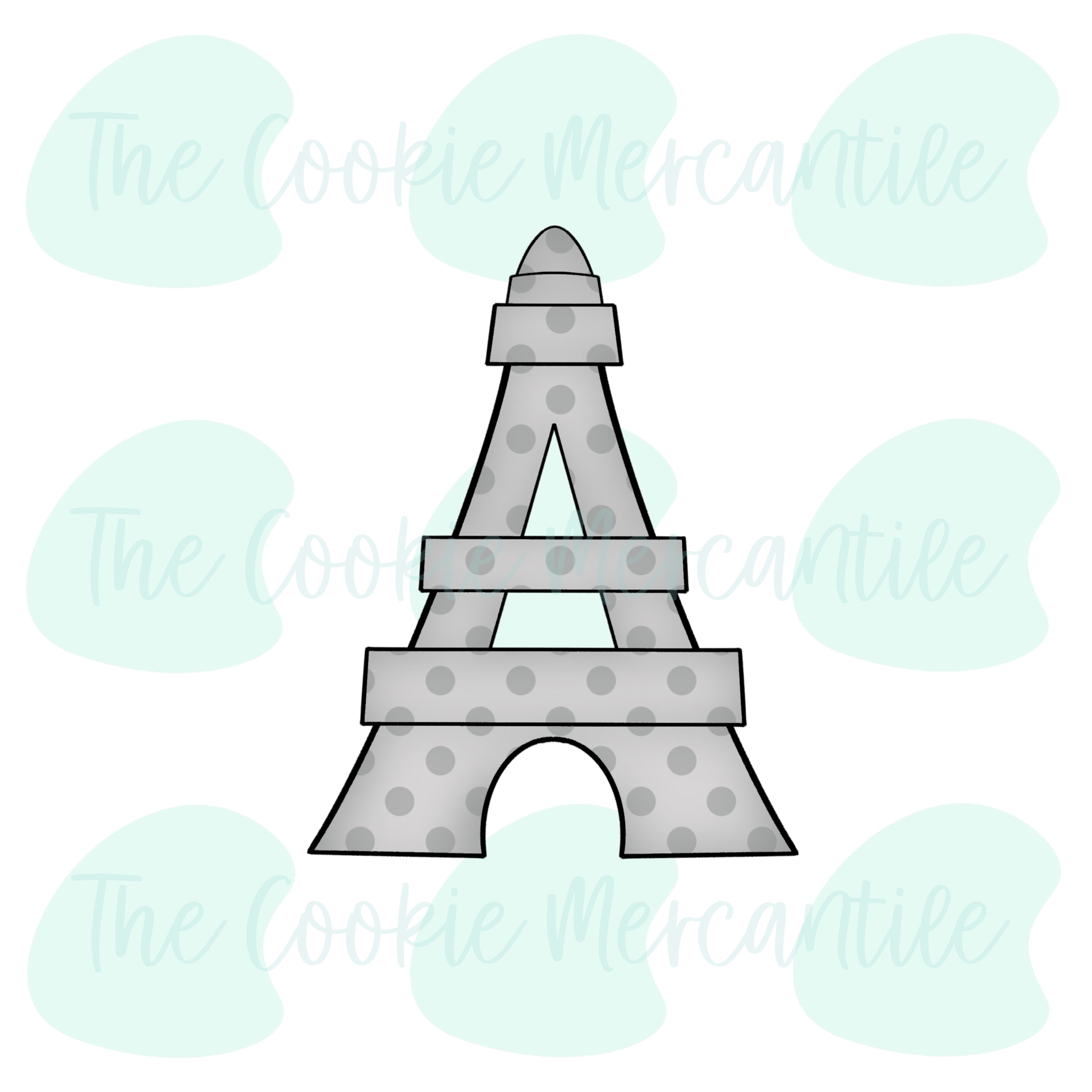 Eiffel Tower [Paris Stick Set]- Cookie Cutter – The Cookie Mercantile