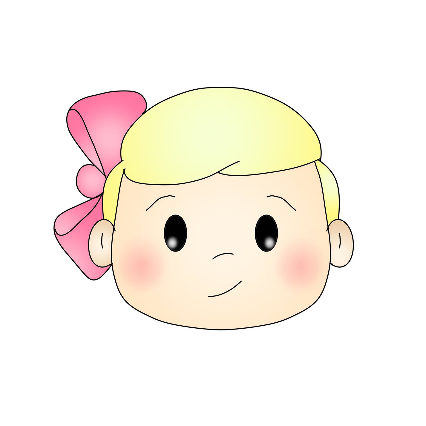 Bo Peep Head cookie cutter – The Cookie Mercantile