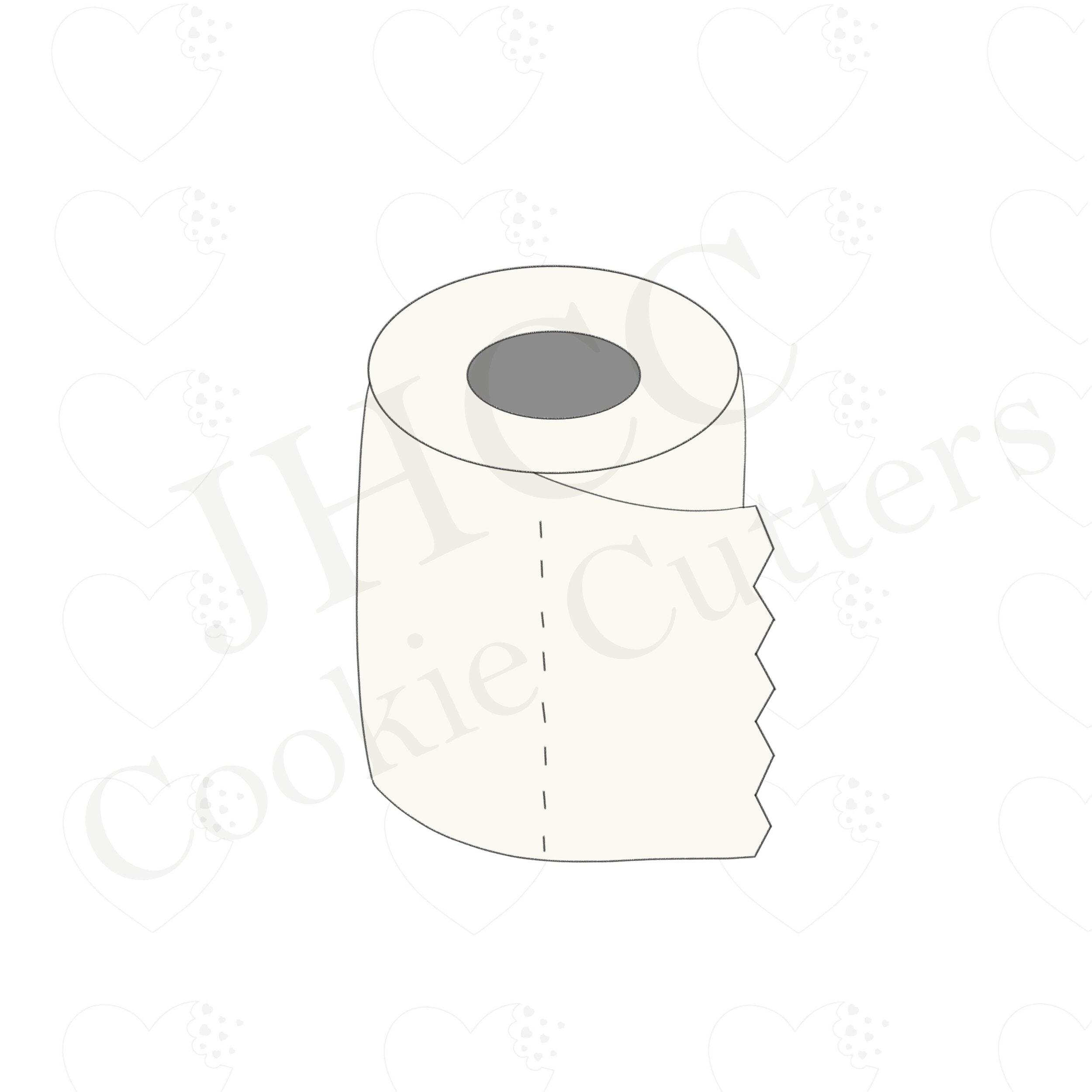 Toilet Paper Zero - Cookie Cutter – The Cookie Mercantile